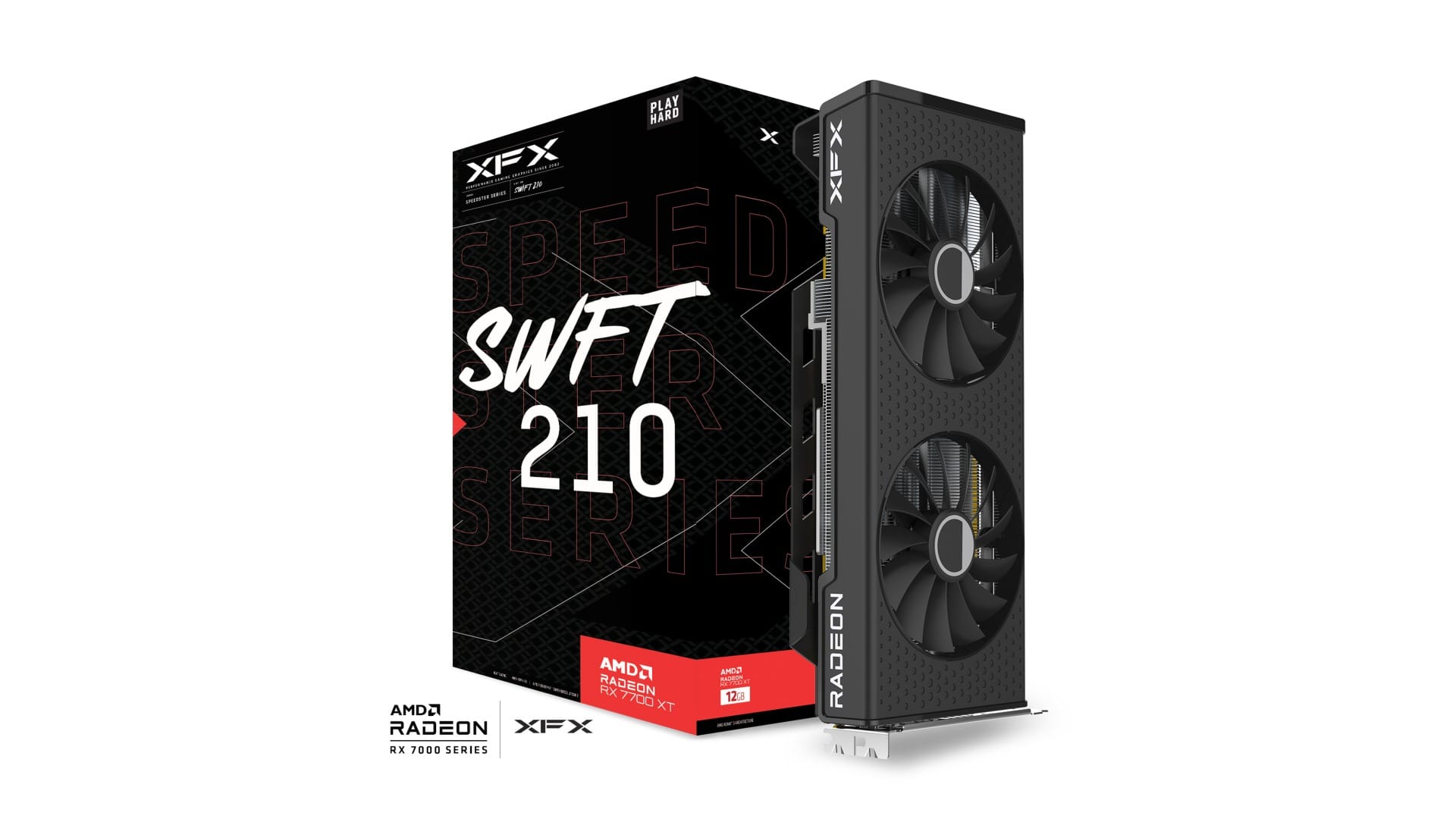 Netcodex.ph: XFX Speedster SWFT210 Radeon RX 7700 XT Core Edition 12GB GDDR6 Black PCIe 4.0 ...
