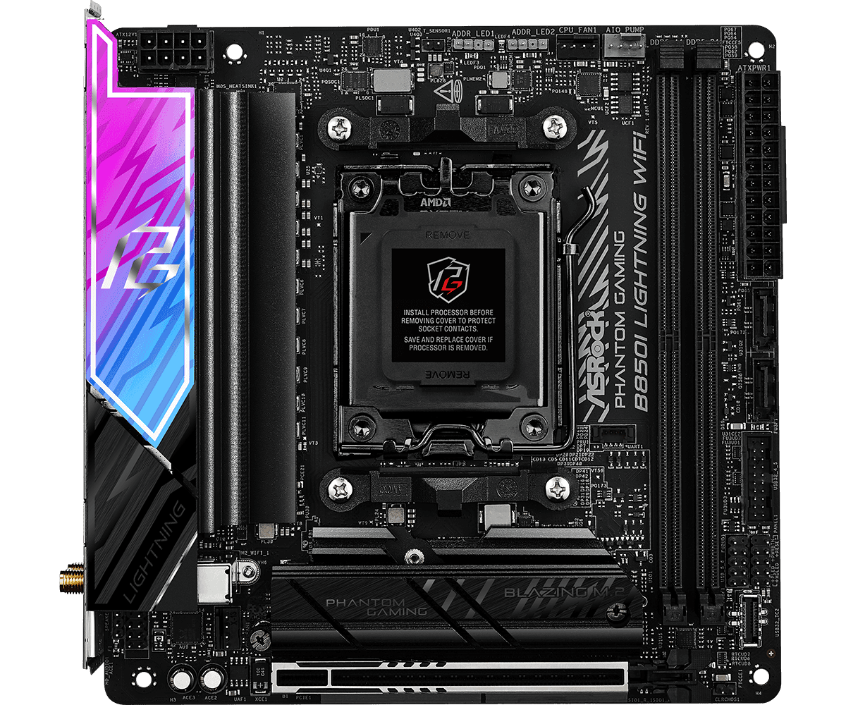 Netcodex.ph: ASRock Phantom Gaming B850I Lightning WiFi Mini-ITX ...