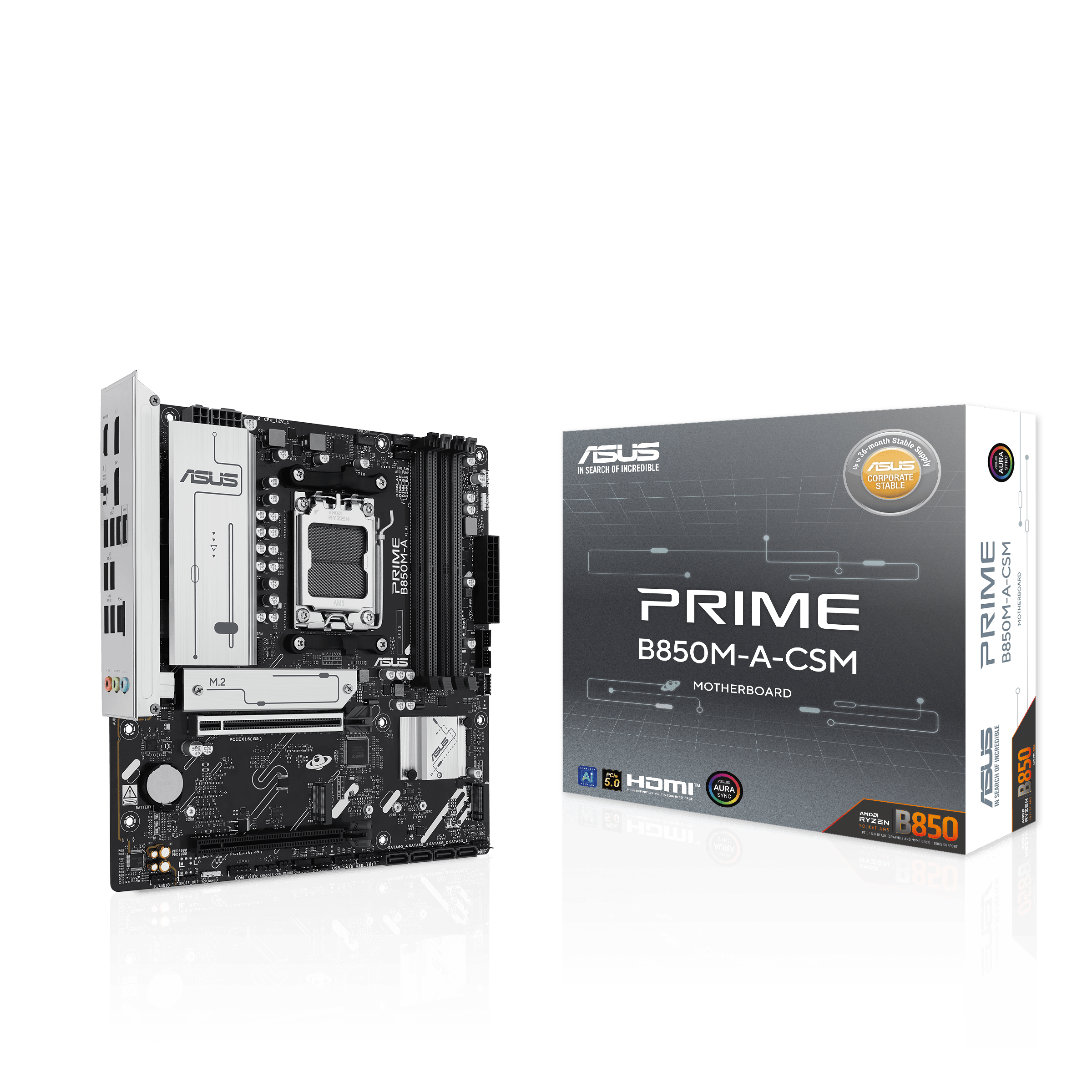 Netcodex.ph: ASUS PRIME B850M-A-CSM micro-ATX Motherboard AMD B850 ...