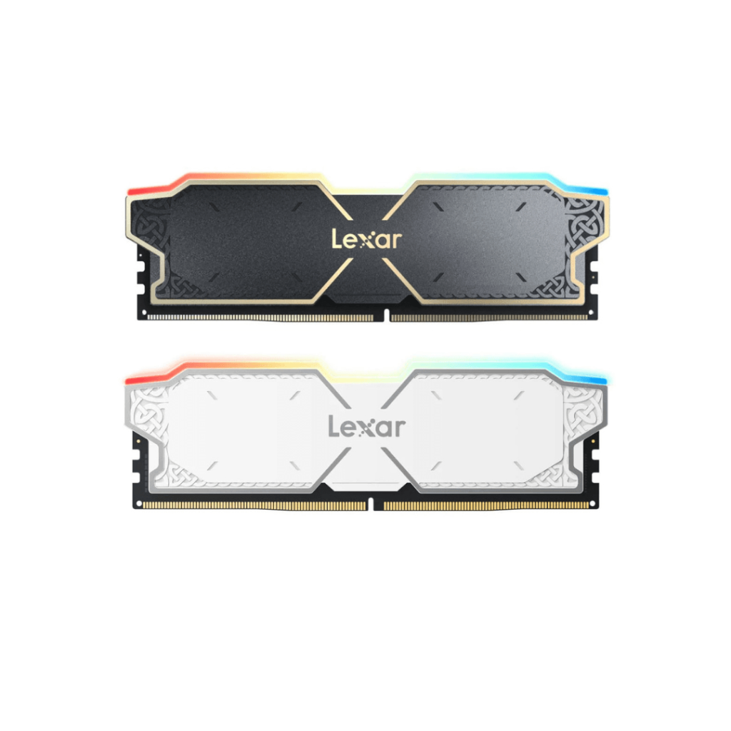 Lexar THOR RGB DDR5 Black | White Desktop Memory 32GB Kit (2 x 16GB ...