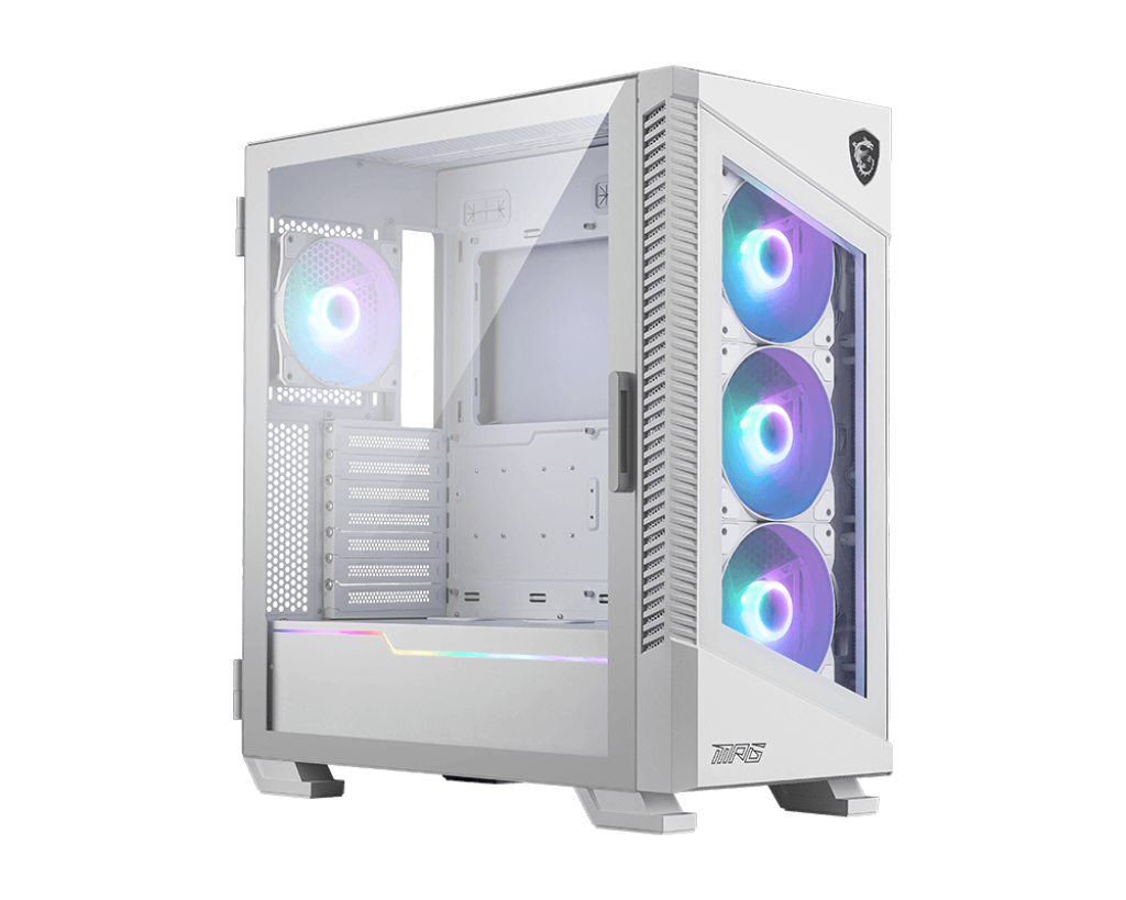 Netcodex.ph: MSI MPG VELOX 100R WHITE Mid-Tower PC Case with ARGB Fans ...