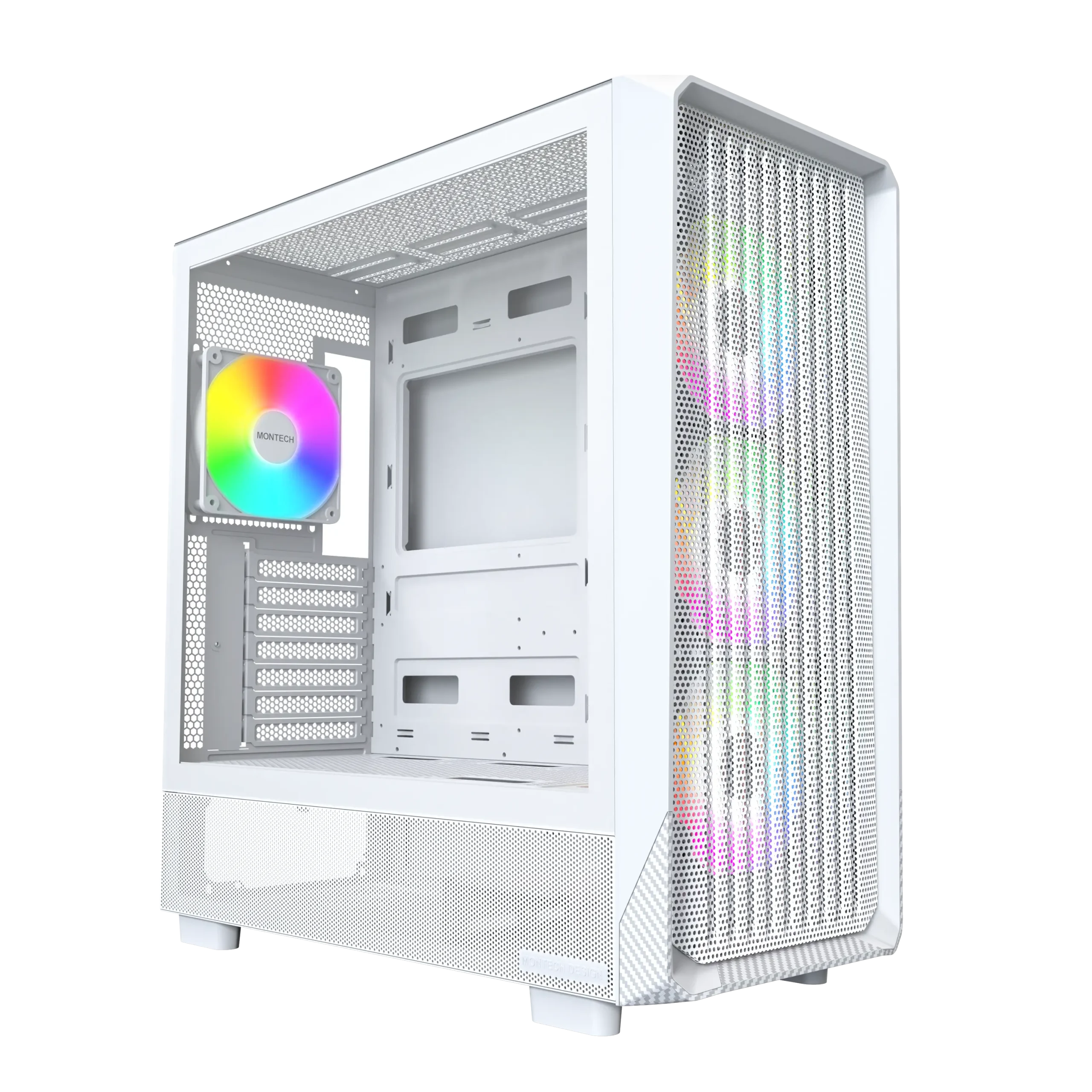 Netcodex.ph: MONTECH HS01 PRO White ATX Mid-Tower Case High-Airflow ...