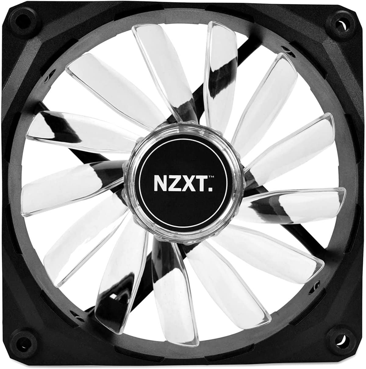 Netcodex.ph: NZXT FZ-120mm LED Airflow Fan - White - RF-FZ120-W1