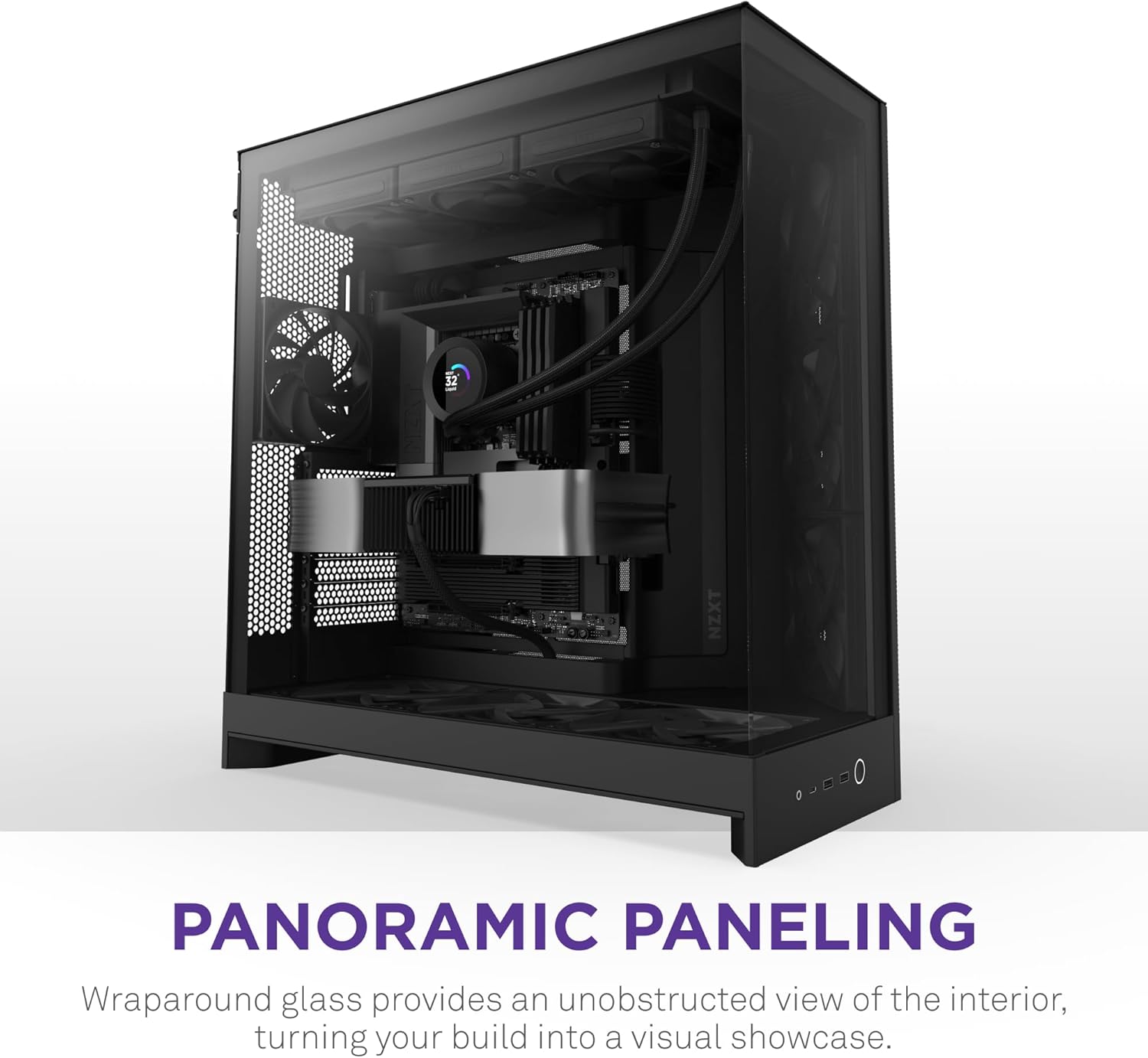 Netcodex.ph: NZXT H7 Flow 2024 Black Mid-Tower Case ATX 420mm Radiator ...