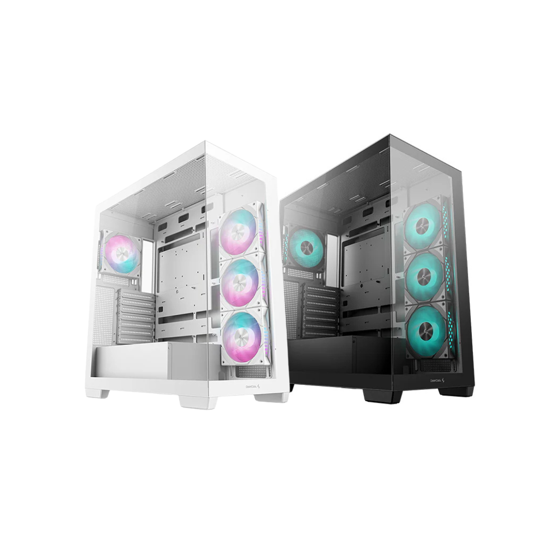 Netcodex.ph: Deepcool CG580 4F Black | White Mid-Tower Case with 4 ARGB ...