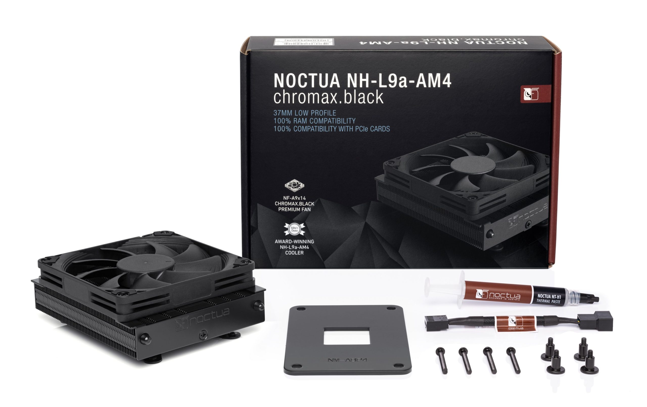 Netcodex.ph: Noctua NH-L9a-AM4 chromax.black 37mm Low-Profile CPU ...
