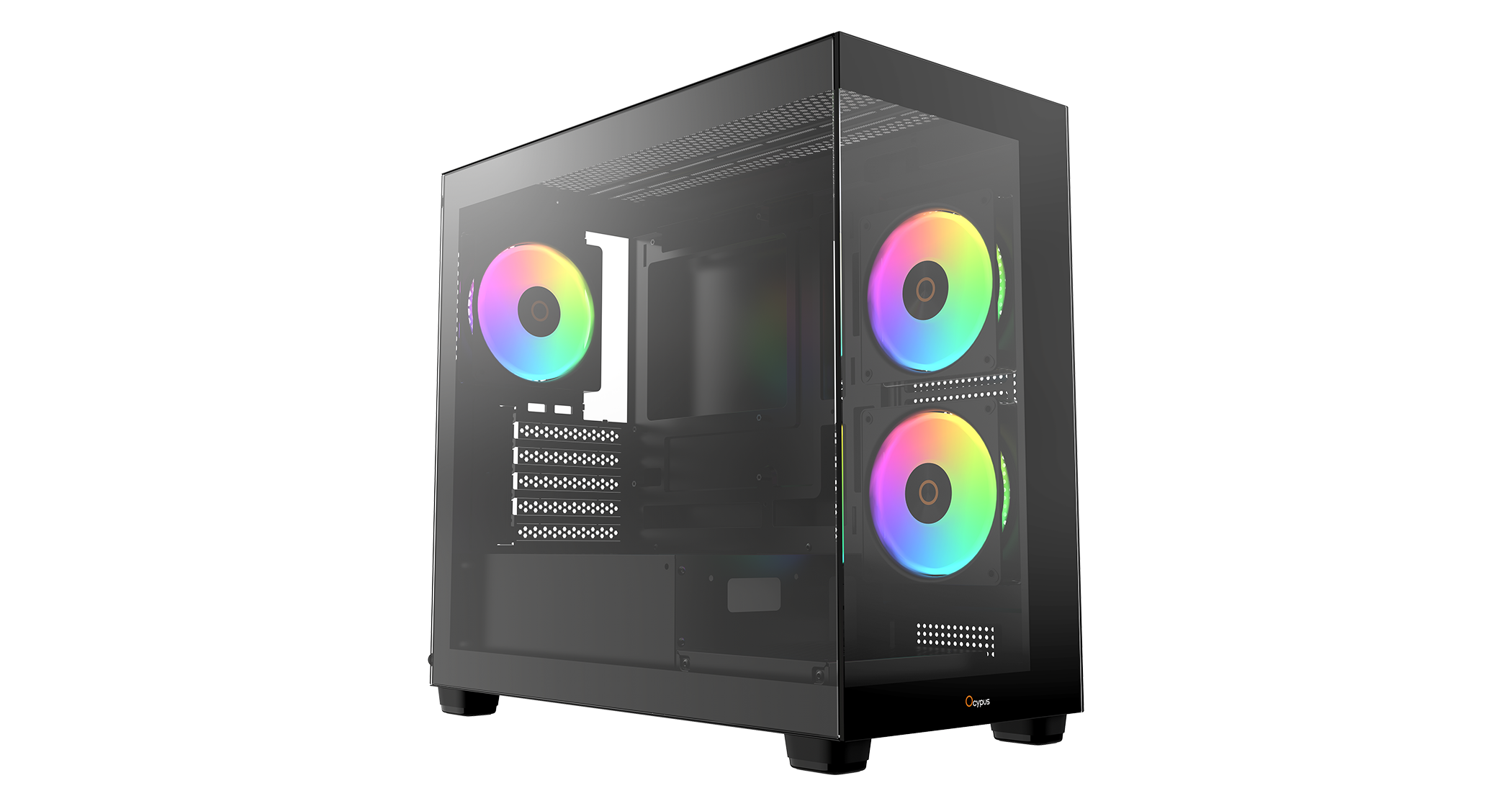Netcodex.ph: OCYPUS GAMMA C52 BK ARGB Mini-Tower PC Case with Tempered ...