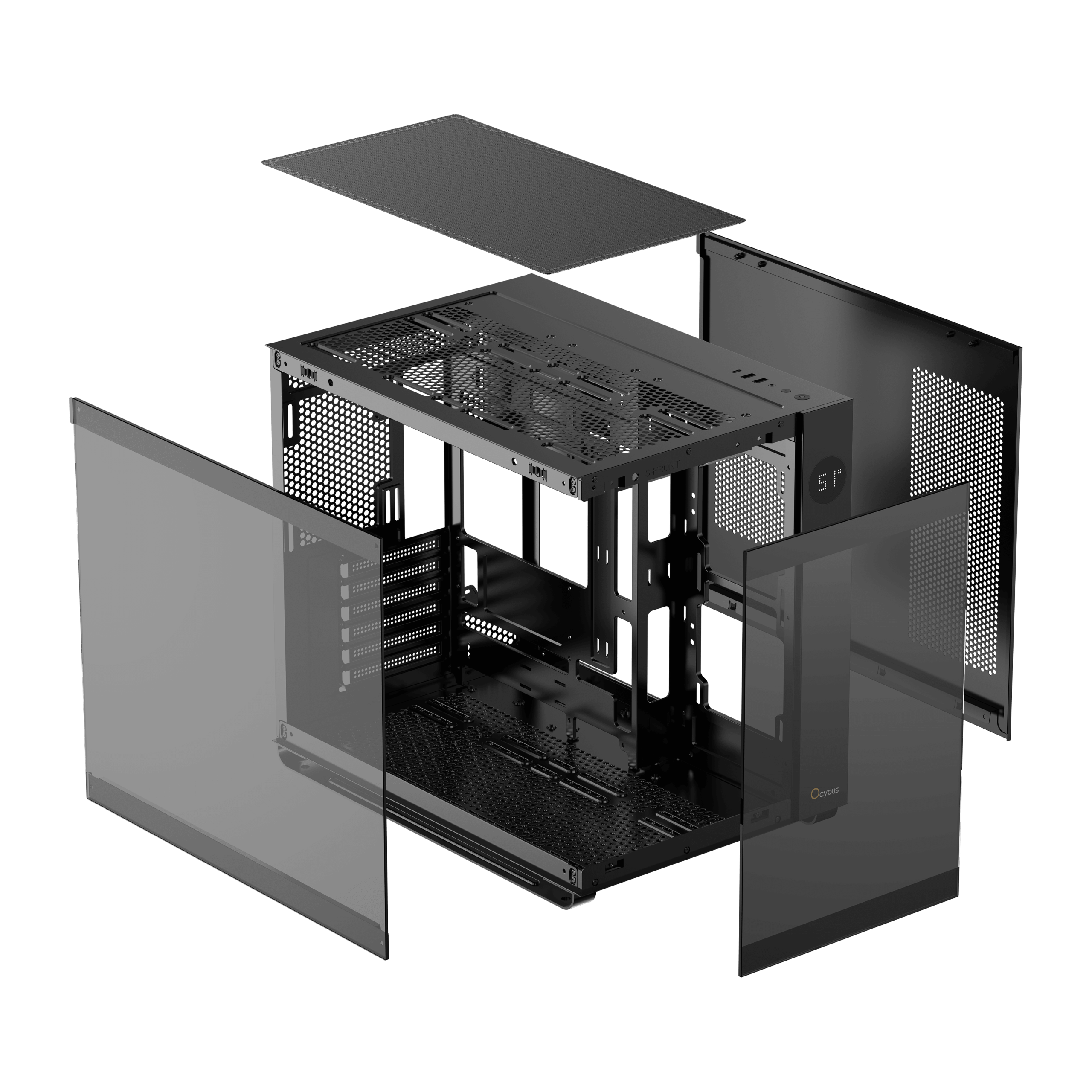 Netcodex.ph: OCYPUS IOTA C70 Mid-Tower Case Dual Tempered Glass 6 ARGB ...