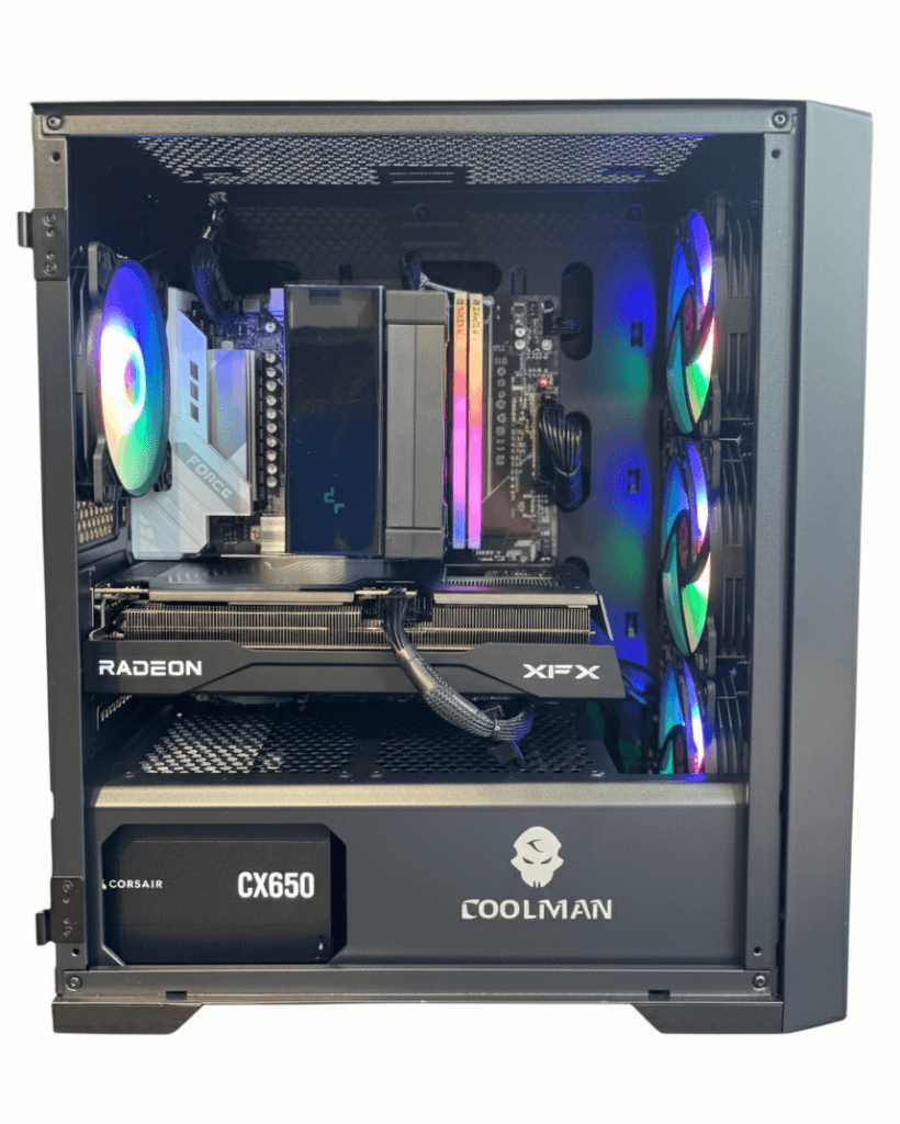 Genesis | AMD Ryzen 5 7500F Radeon RX 9060 XT 16GB Gaming PC with Wi-Fi