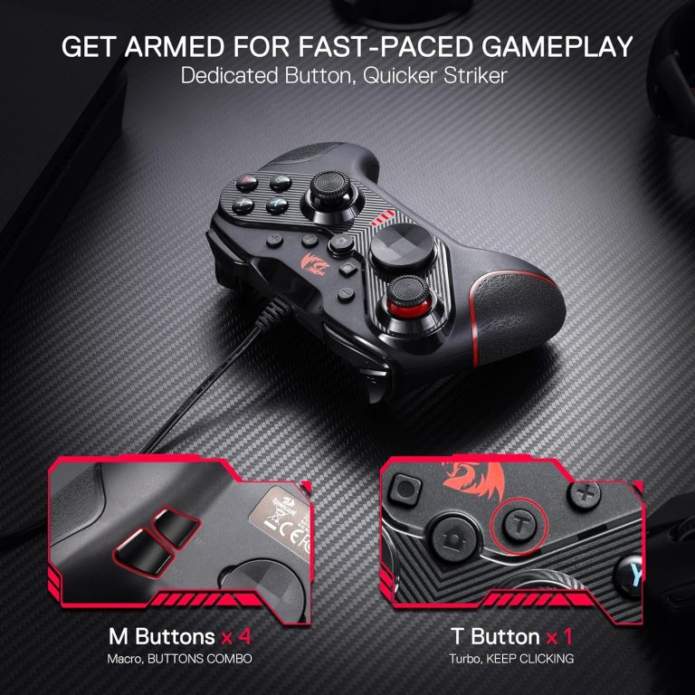Netcodex.ph: Redragon Rift Wired Gamepad PC Switch PS3 Compatible Programmable Keys - G710