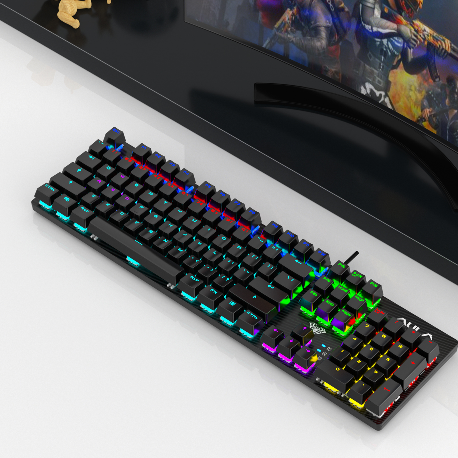 Netcodex.ph: Aula Mechanical Gaming Keyboard and Mouse Combo - Blue ...