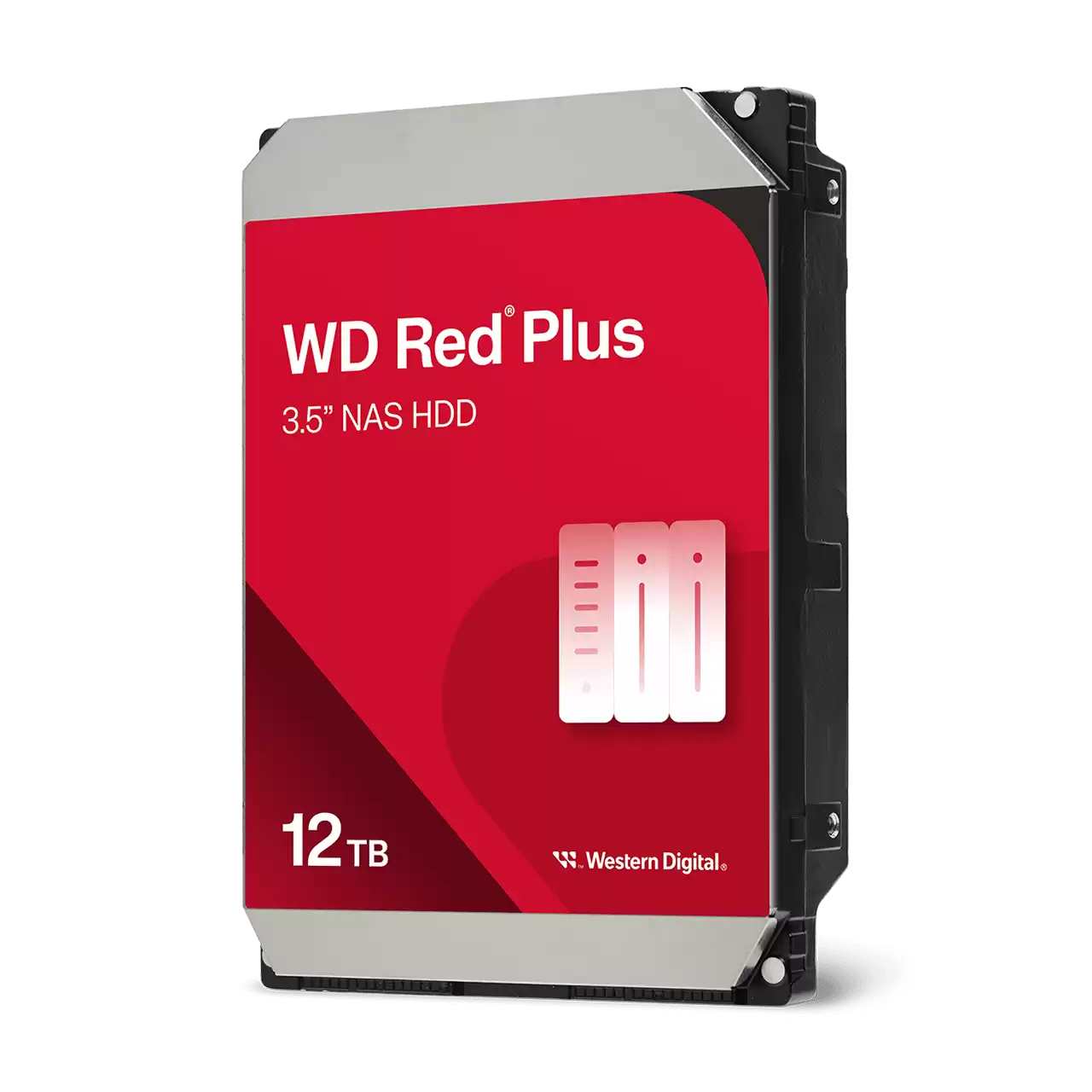 Western Digital WD Red Plus 3.5 Inch 12TB 7200 RPM SATA 6Gbps CMR NAS ...
