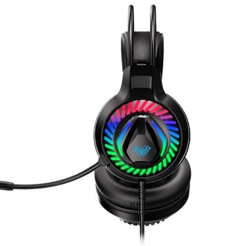 Aula S605 Wired Gaming Headset 50mm Driver RGB 3.5mm USB - Aula S605