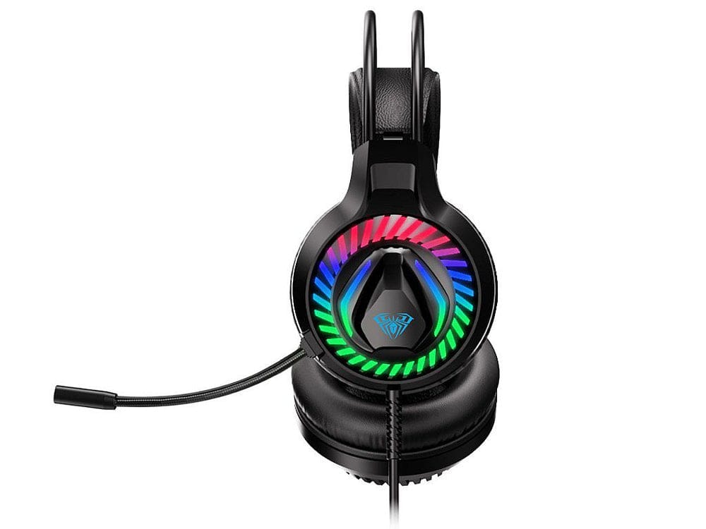 Aula S605 Wired Gaming Headset 50mm Driver RGB 3.5mm USB - Aula S605